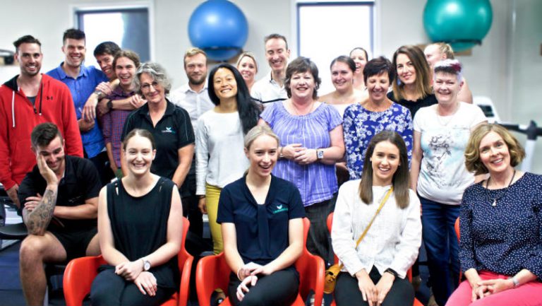 Lake Health Team Laughing | Lake Health Group